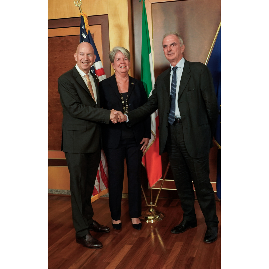 Il Presidente Di Palma ha accolto l'Ambasciatore designato USA Markell ...